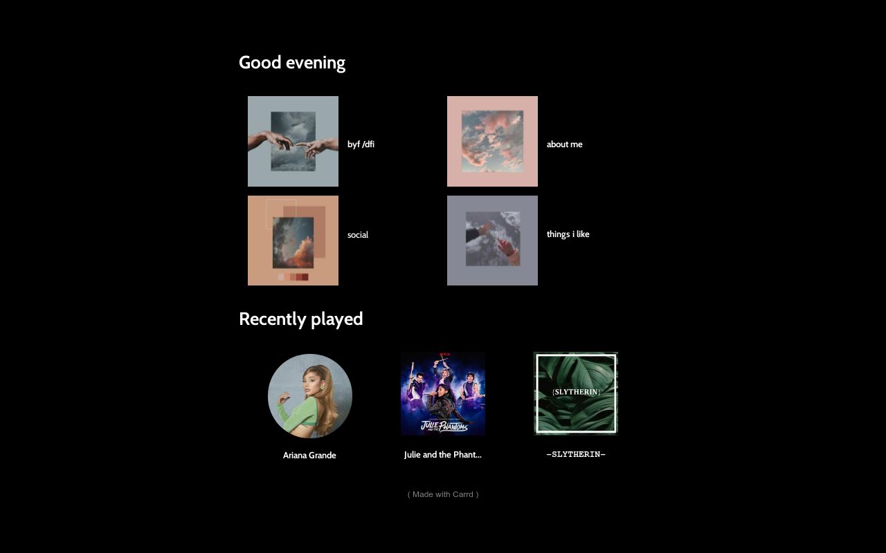 Spotify template